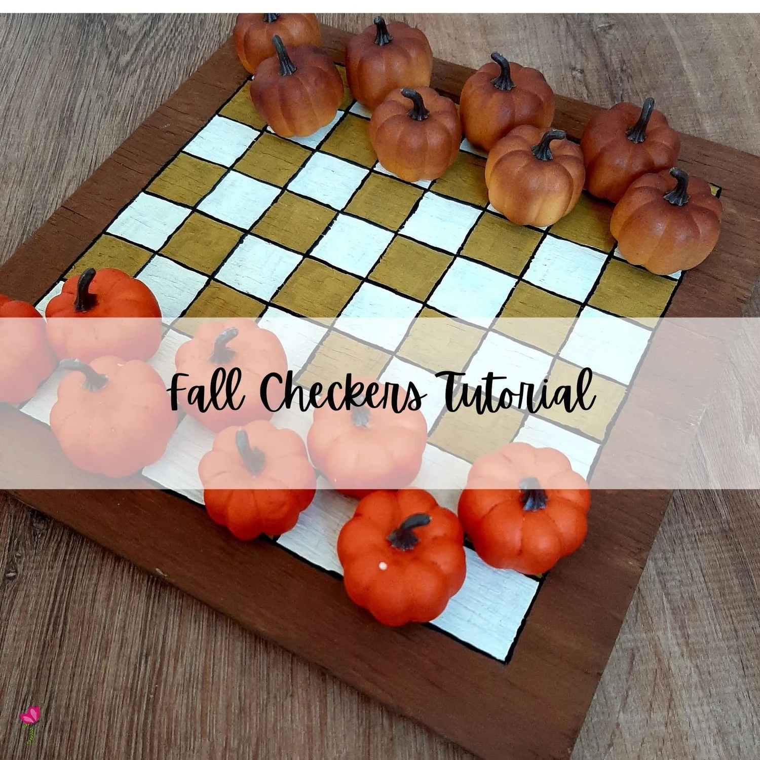 DIY Fall Checkers Tutorial — Misty Gage | Mixed Media Instructor ...