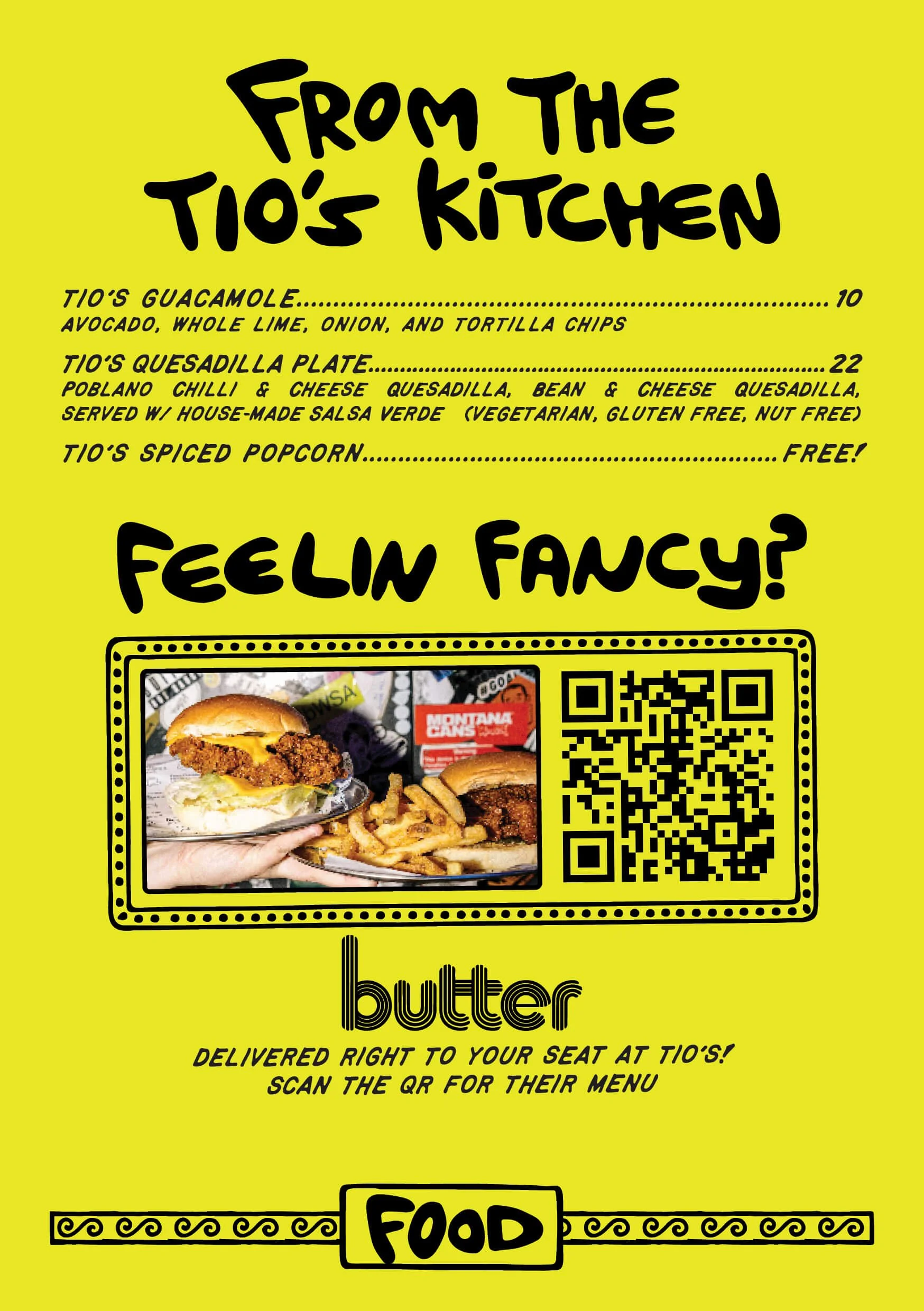 Tios Speisekarte _ Tio Bar Menu – EVZGX