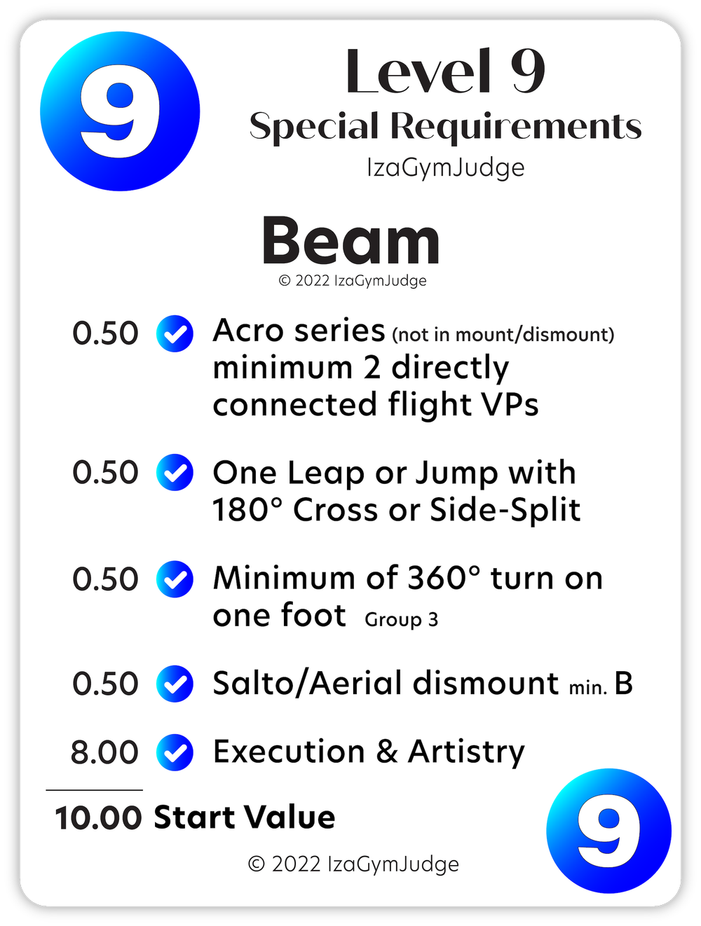 DP Gymnastics Level 9 — lzaGymJudge