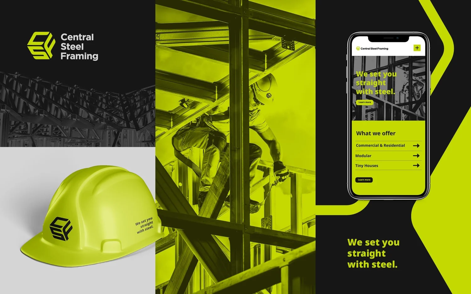Central Steel Rebrand — Creative IQ