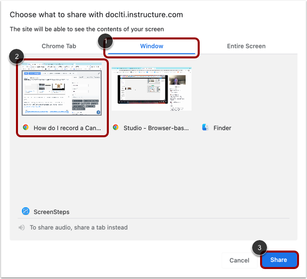 Studio Capture: A New Way to Screen Record in Canvas — Information ...
