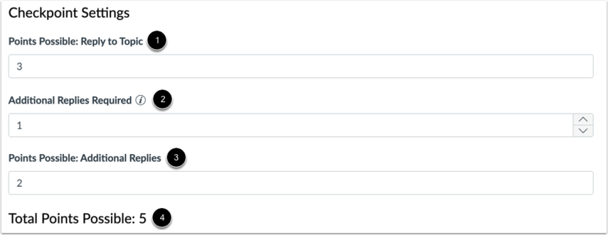 Discussion Checkpoints Allows Multiple Due Dates — Information ...