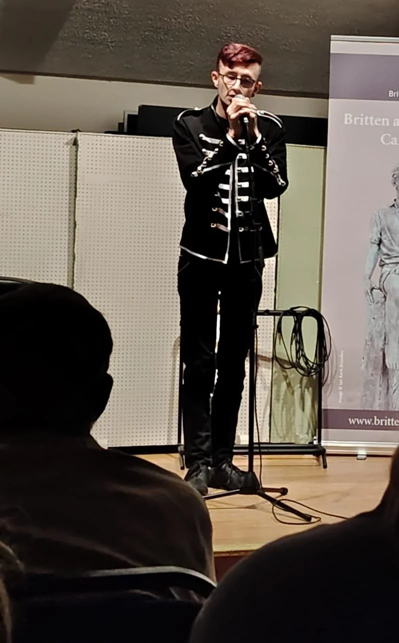 Suffolk Sober Spaces supports Britten as a Boy — Britten as a Boy Statue