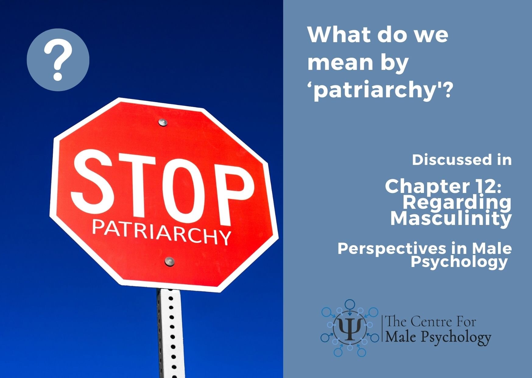 Masculinity — The Centre for Male Psychology