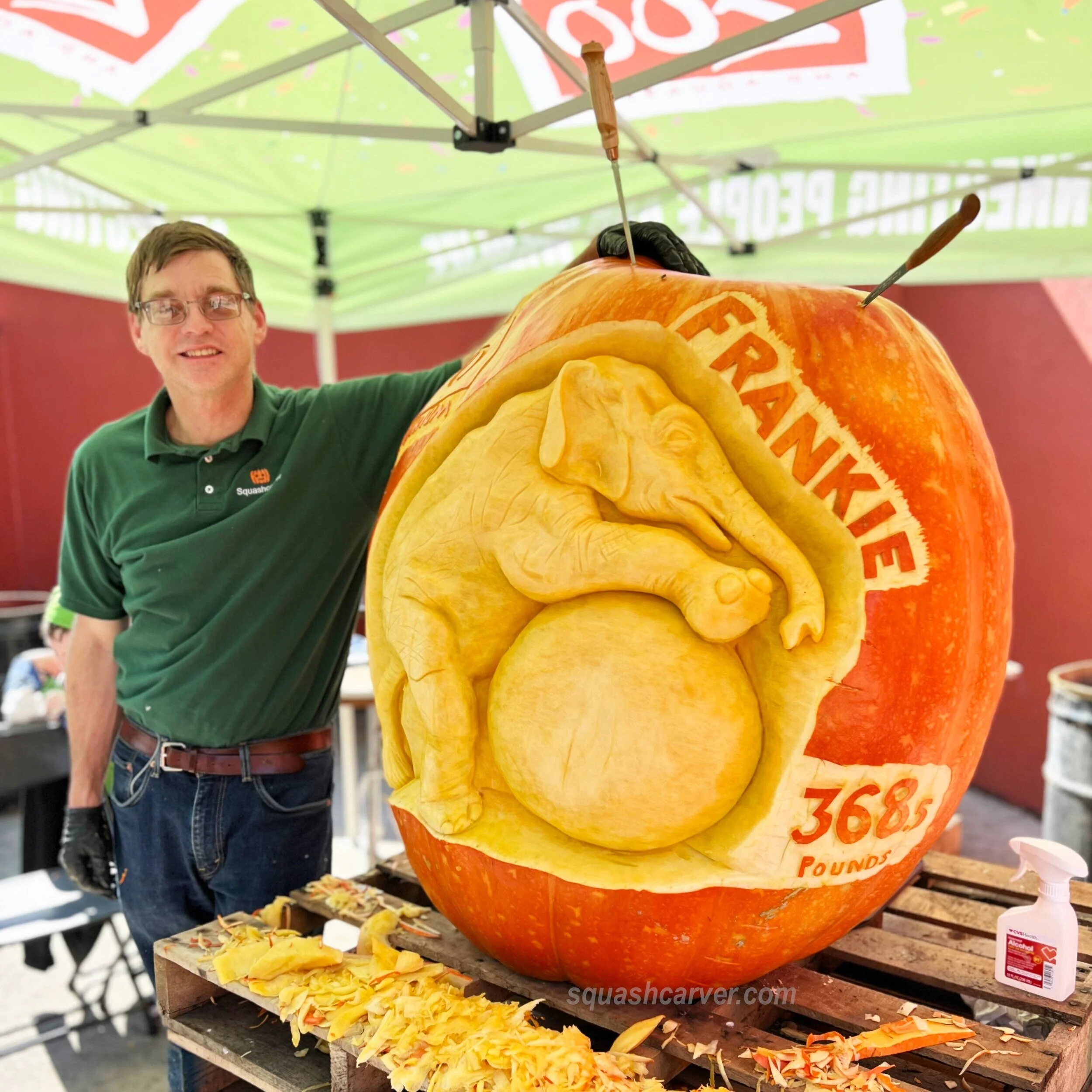 Elephant Pumpkin Carving