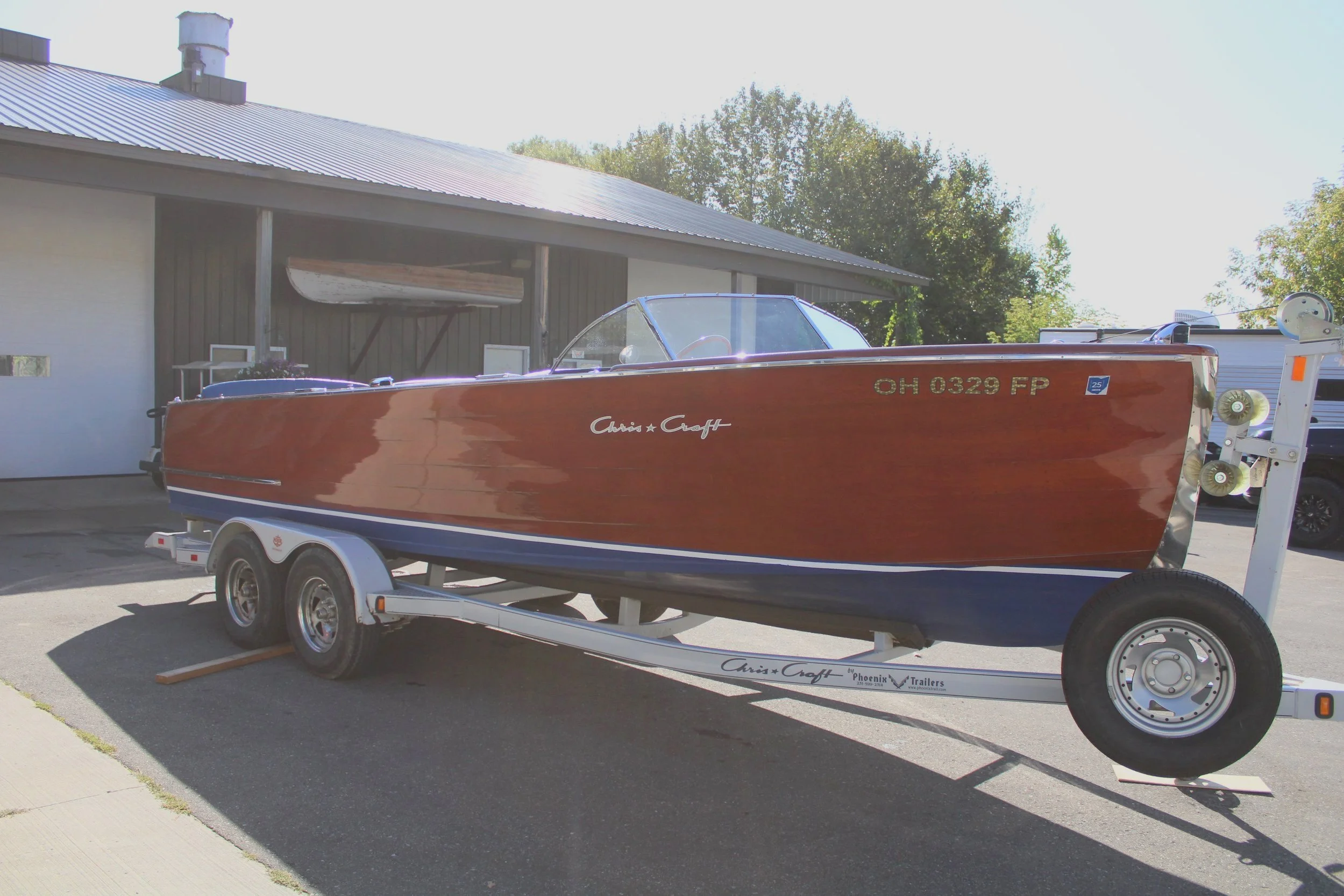 1948 22' Chris Craft Sportsman "U-22" — Frontier Classics Wooden Boat ...