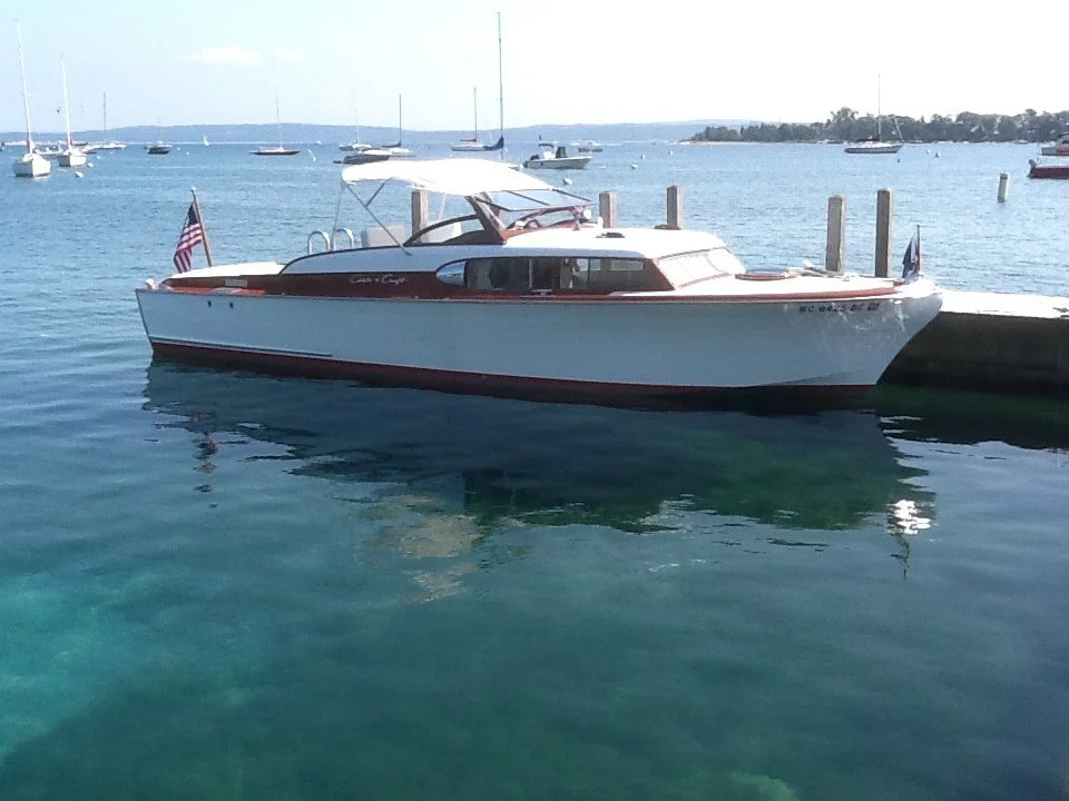 1955 27' Chris Craft Express Cruiser — Frontier Classics Wooden Boat ...