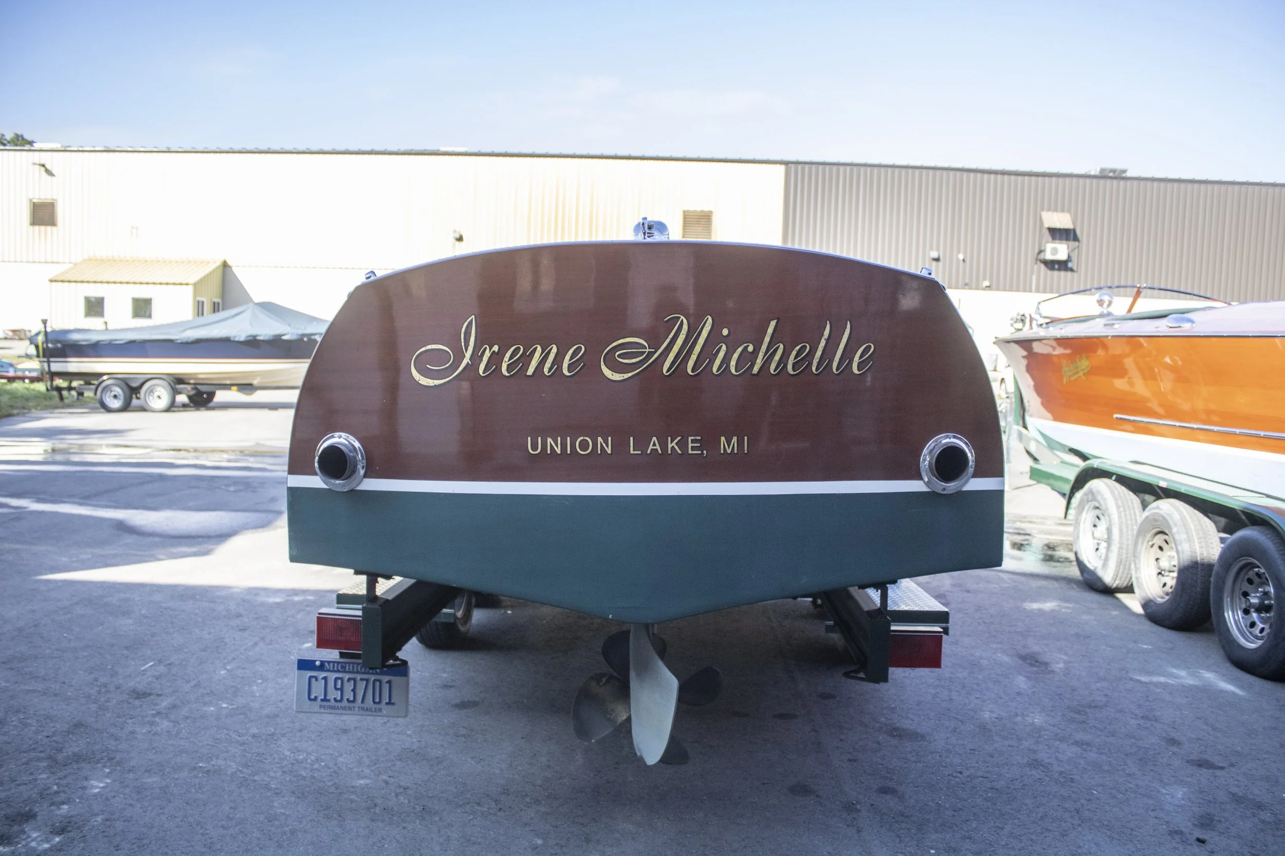 2010 26' Fish Brothers Hacker Replica — Frontier Classics Wooden Boat ...