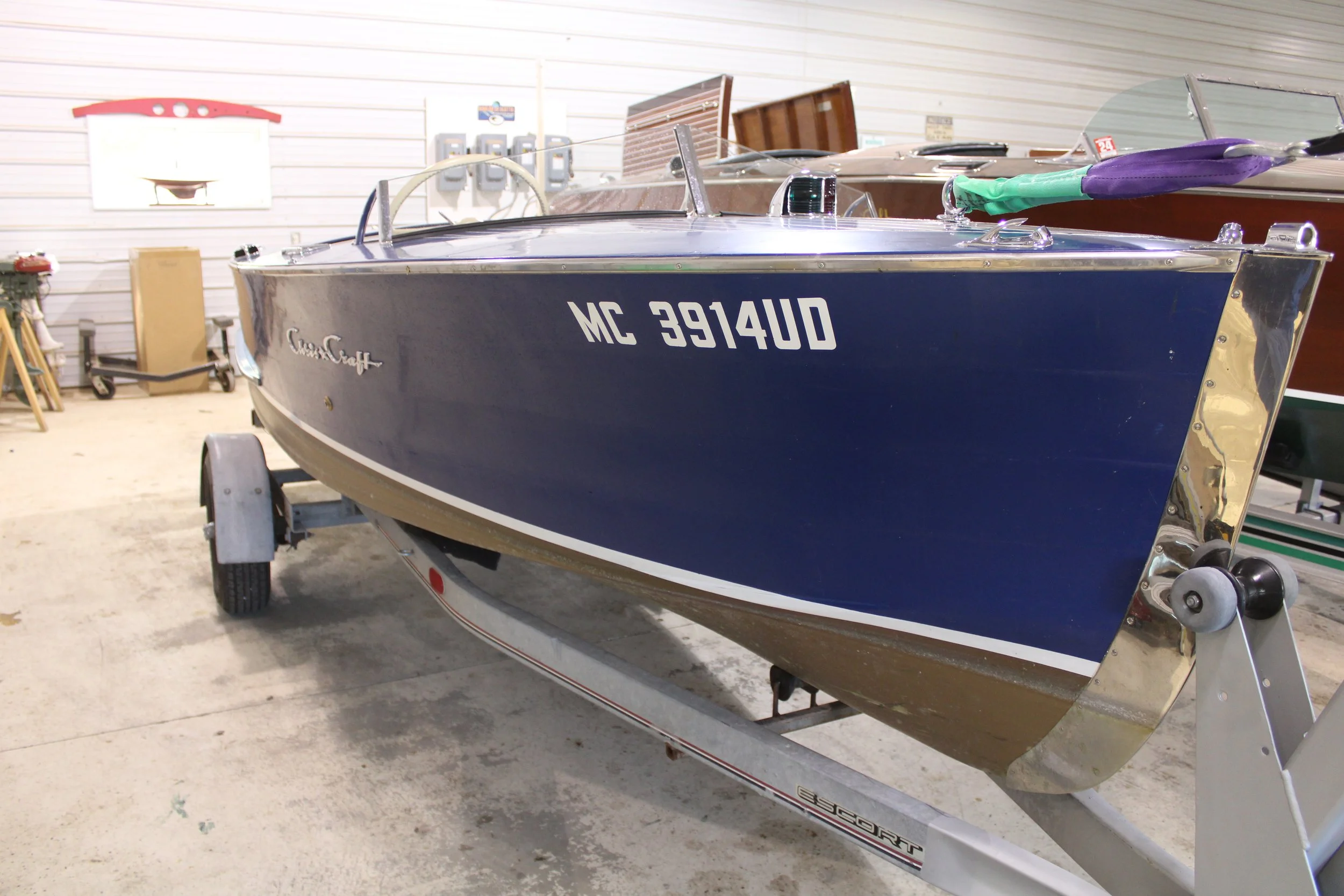 1947 16' Chris Craft Rocket — Frontier Classics Wooden Boat Restoration