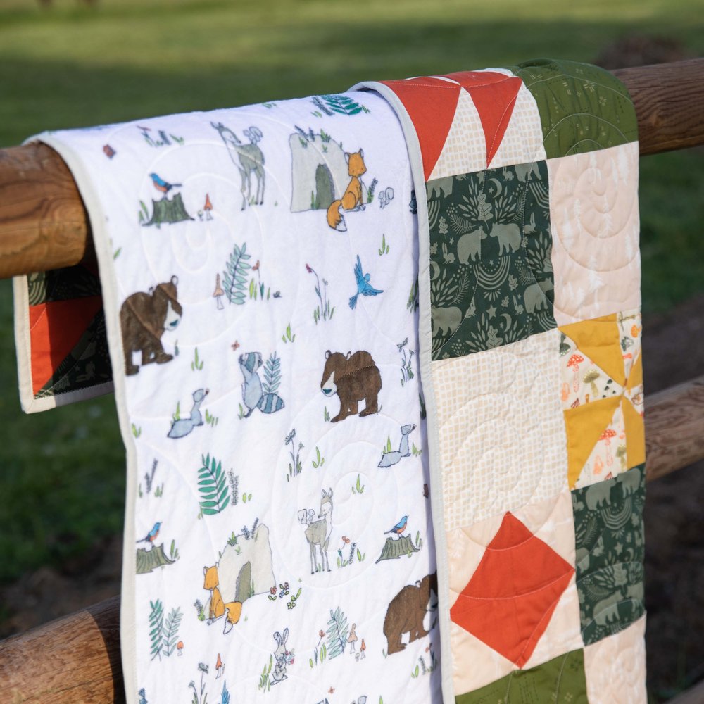 Woodland Animal Baby Quilt Patterns