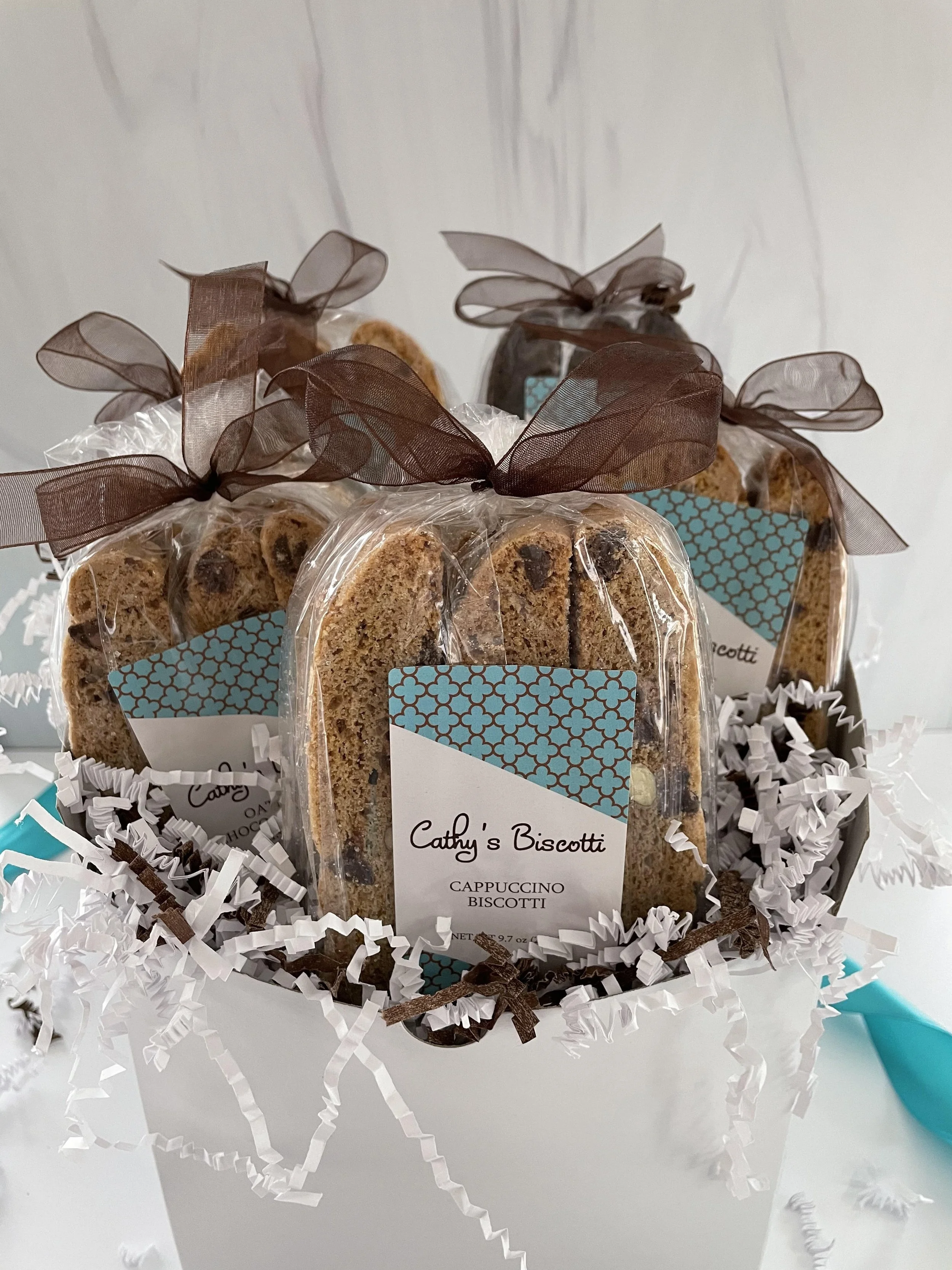 Biscotti Gift Box Large — White Plains Bakery | Cathy's Biscotti