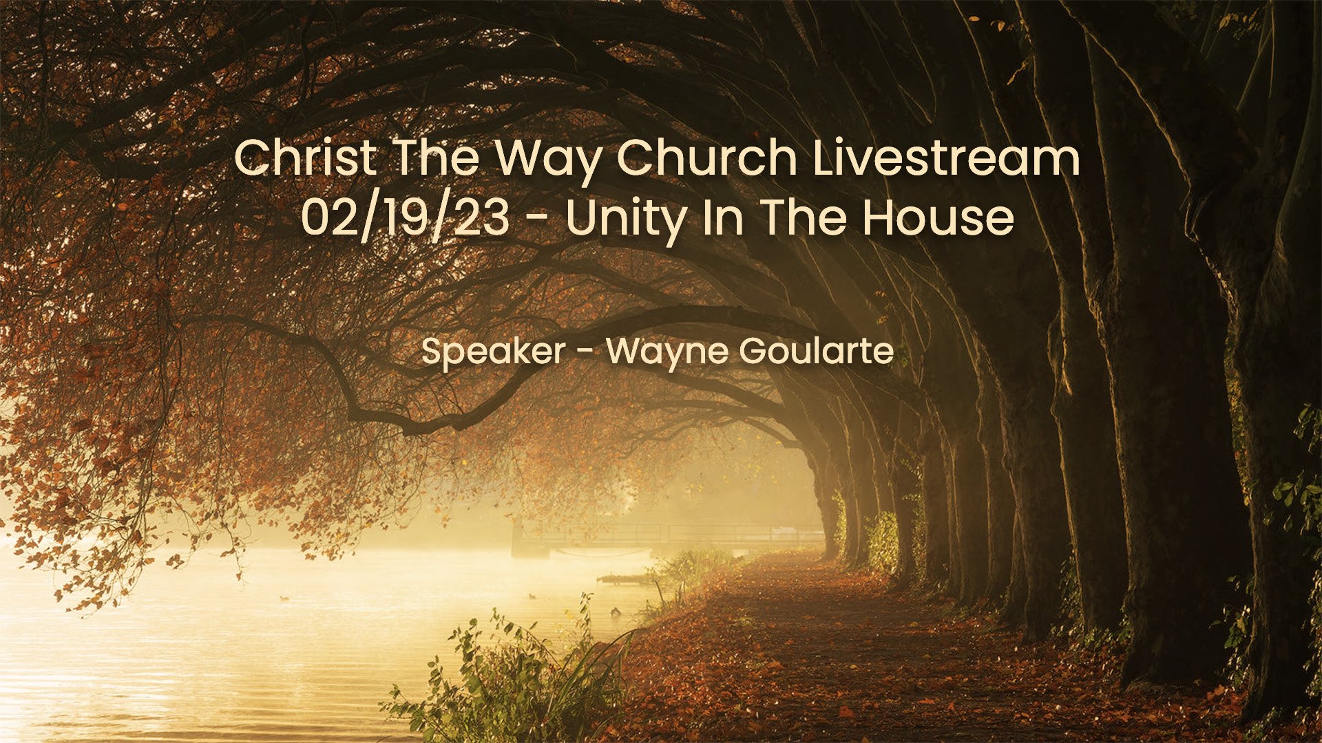 Recorded Messages - CTW Church — Christ the Way Church