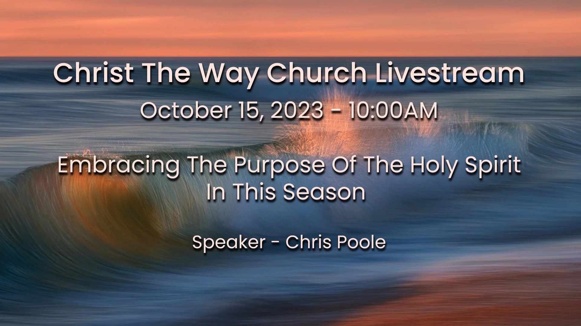 Recorded Messages - CTW Church — Christ the Way Church