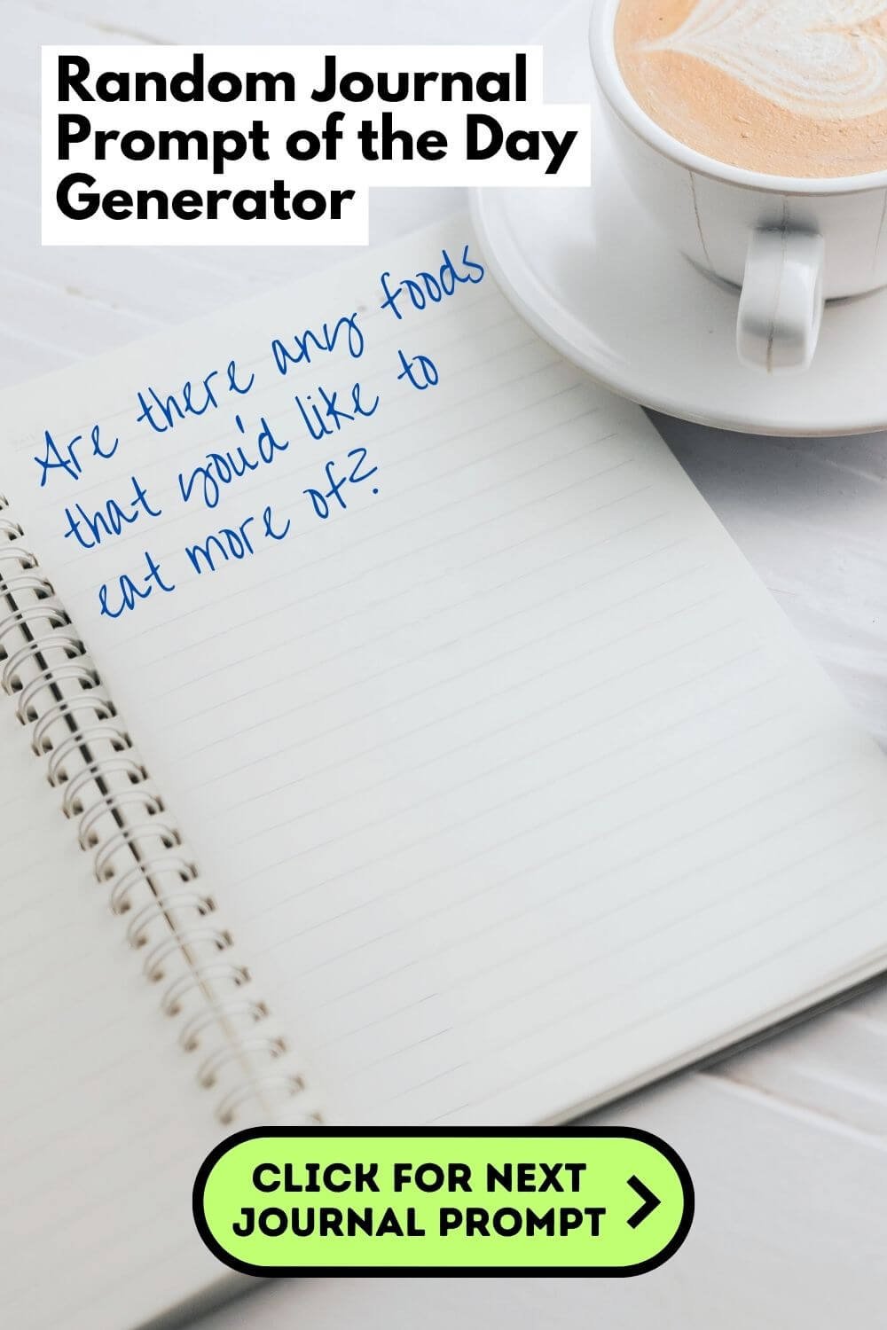 Free Journal Prompt of the Day — Minimize My Mess