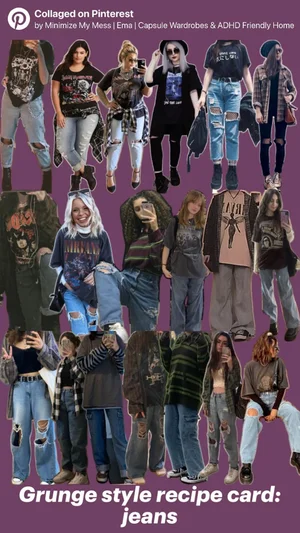 Grunge Style Guide (with Tips, Colors & Outfit Formulas) — Minimize My Mess