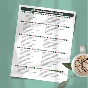 80 Best Example Personal Goals to Set for 2023 & 2024 — Minimize My Mess