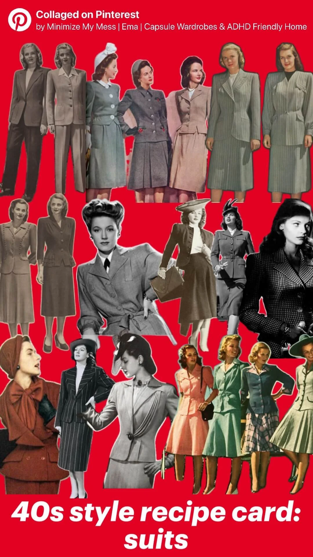 40s Style Guide (with Tips, Colors & Outfit Formulas) — Minimize My Mess