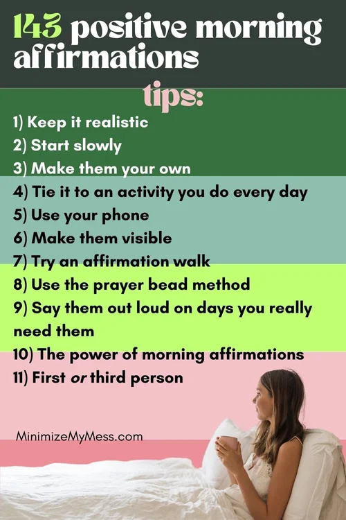 143 Positive Morning Affirmations (Great for bad days) — Minimize My Mess