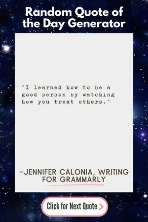 FREE Random Quote of the Day Generator — Minimize My Mess