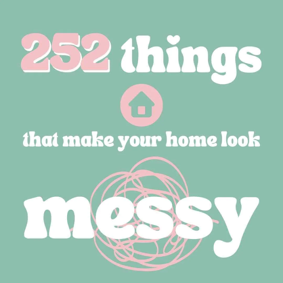 Define Mess: 252 things for your Declutter List — Minimize My Mess