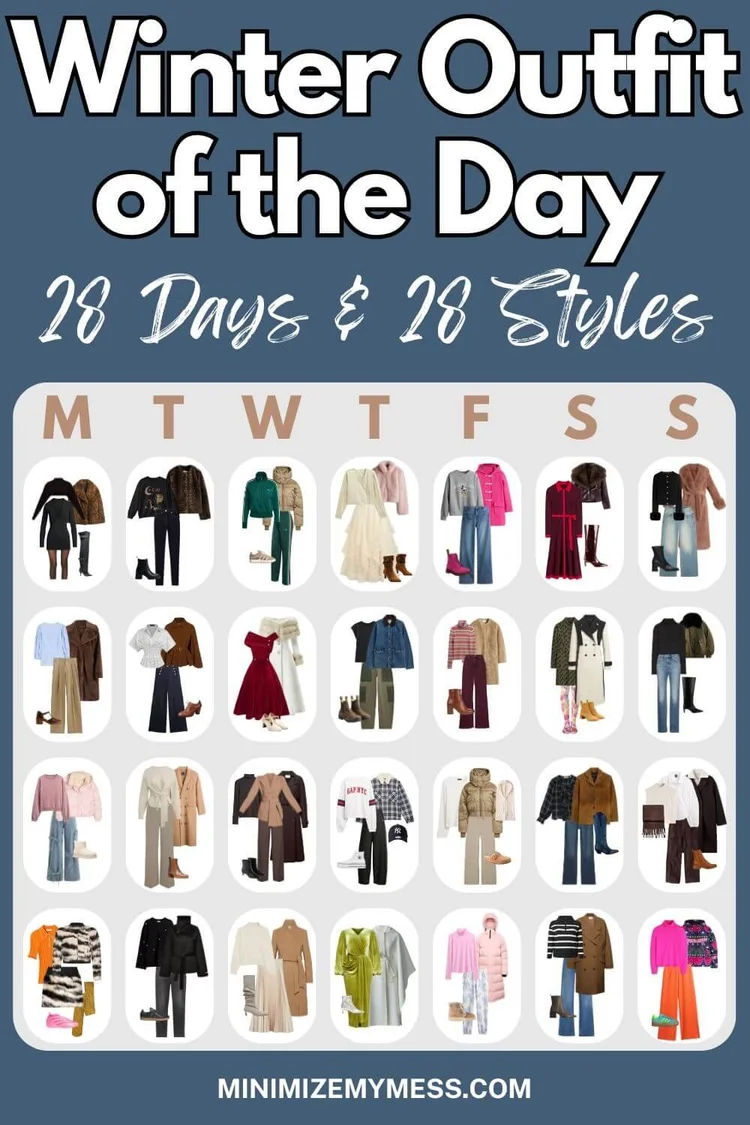Winter OOTD: 28 days x 28 styles — Minimize My Mess