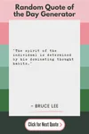 FREE Random Quote of the Day Generator — Minimize My Mess