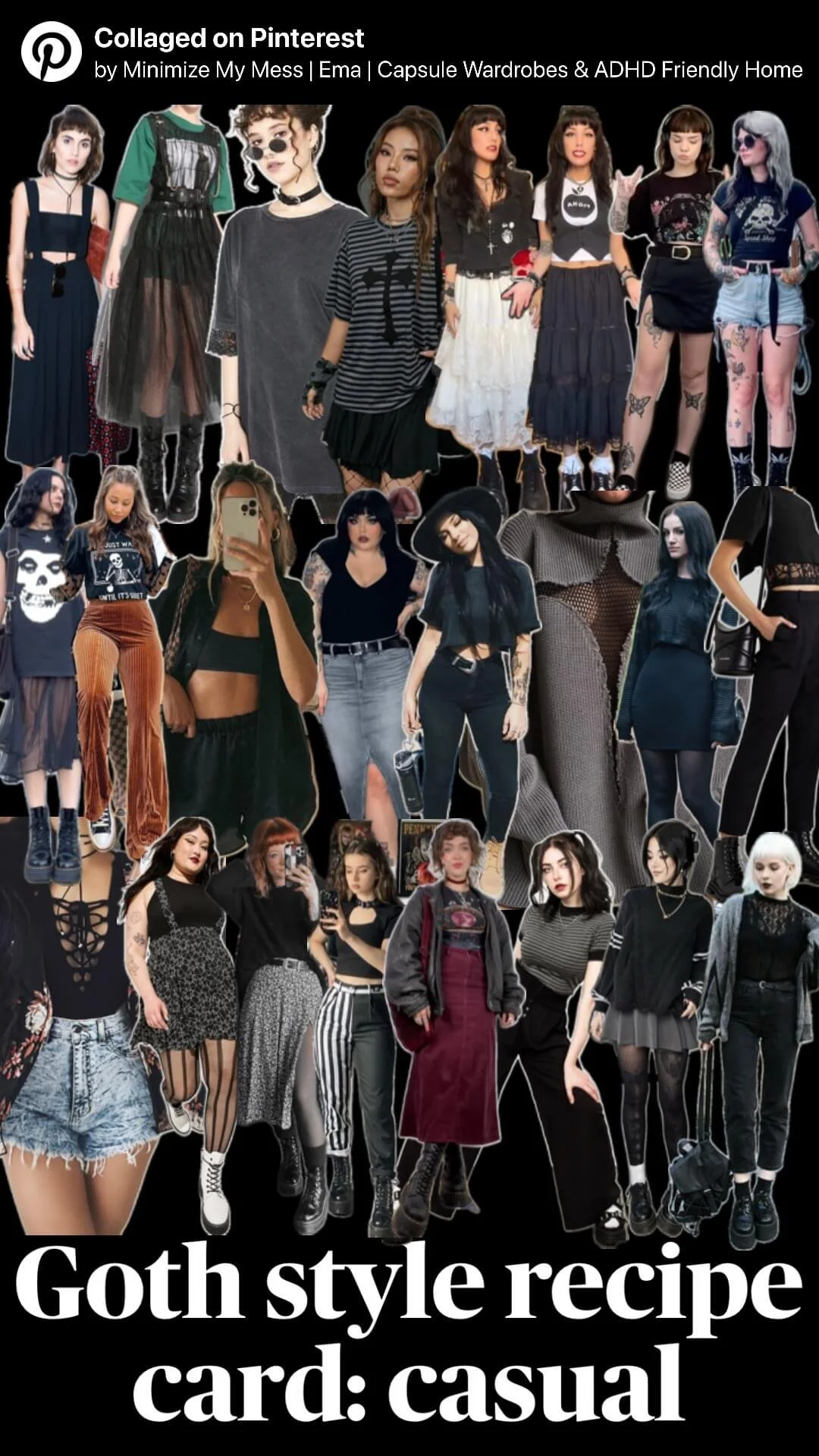 Goth Style Guide (with Tips, Colors & Outfit Formulas) — Minimize My Mess