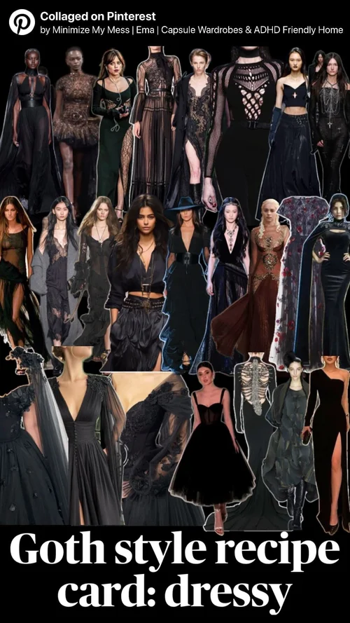 Goth Style Guide (with Tips, Colors & Outfit Formulas) — Minimize My Mess