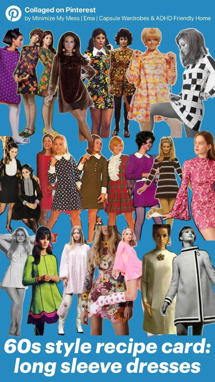 60s Style Guide (with Tips, Colors & Outfit Formulas) — Minimize My Mess