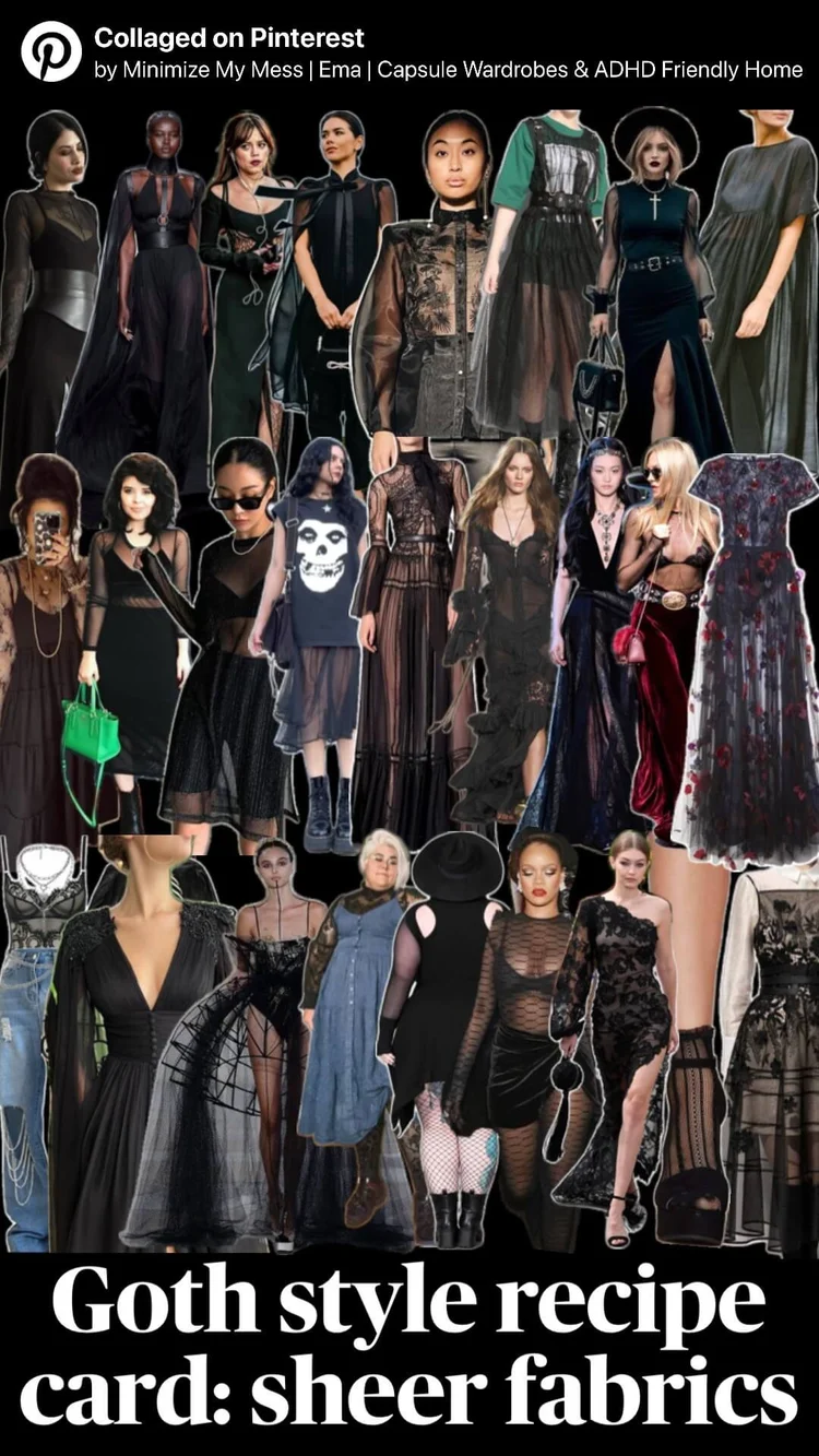 Goth Style Guide (with Tips, Colors & Outfit Formulas) — Minimize My Mess