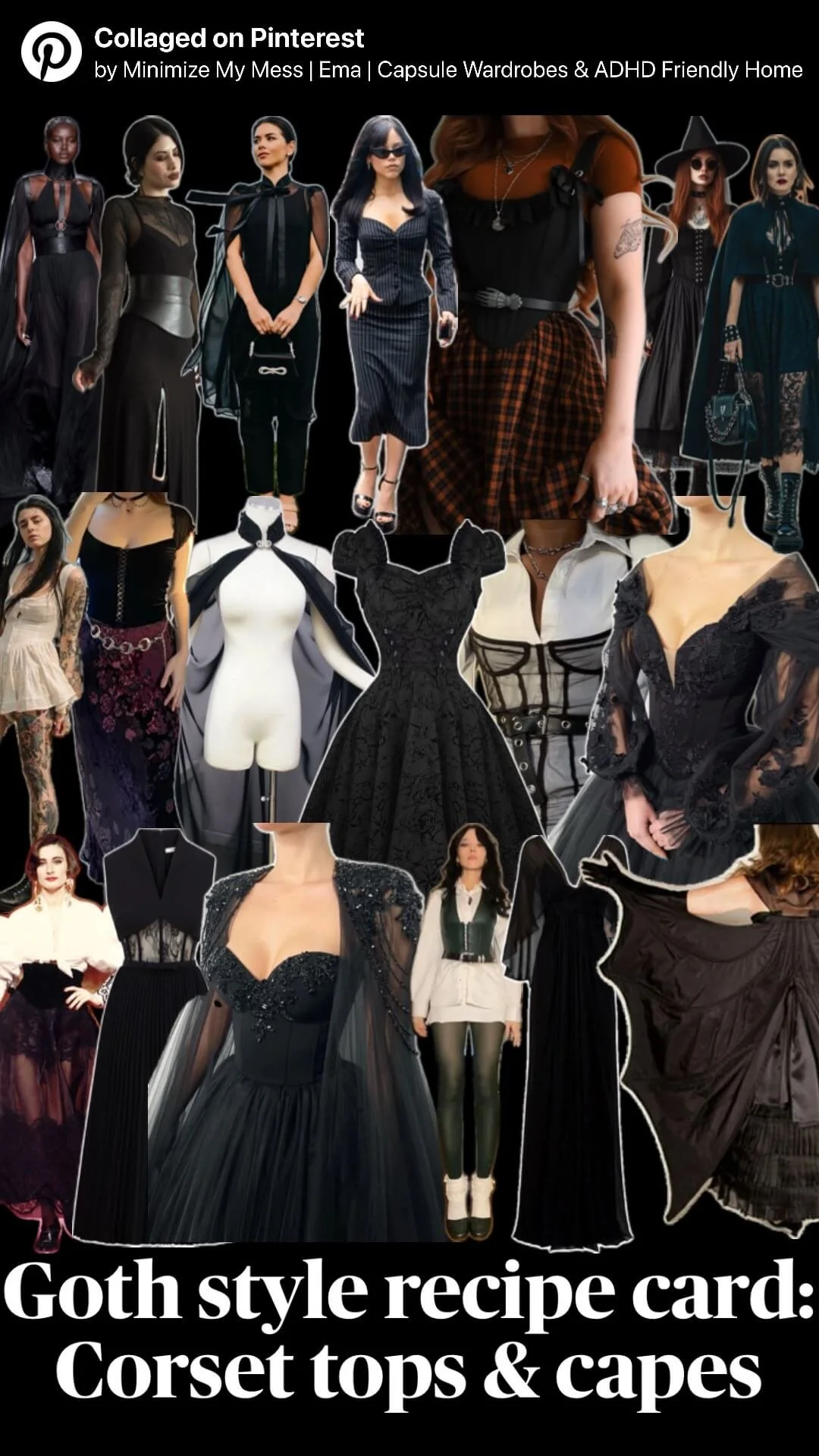 Goth Style Guide (with Tips, Colors & Outfit Formulas) — Minimize My Mess