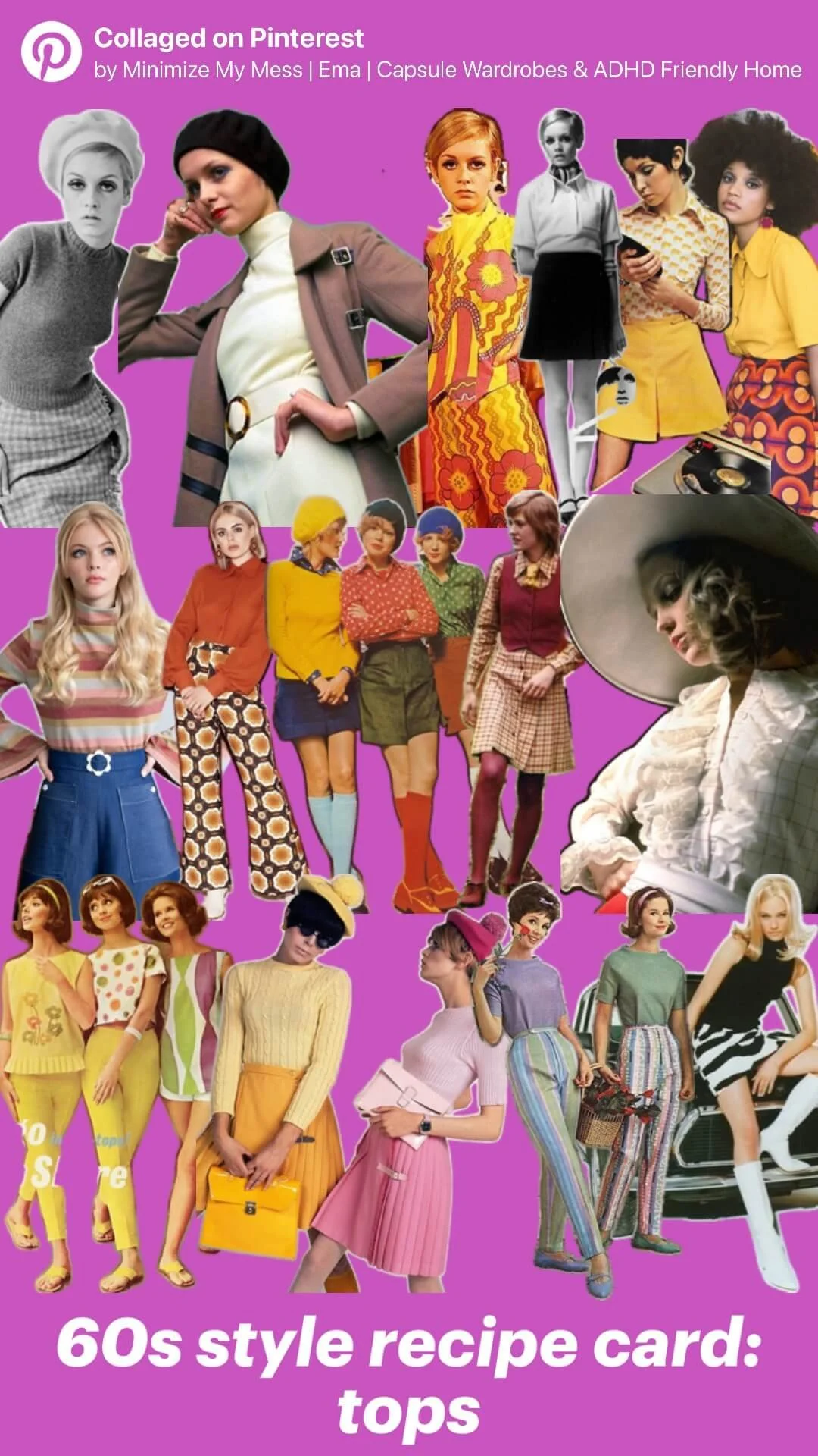 60s Style Guide (with Tips, Colors & Outfit Formulas) — Minimize My Mess