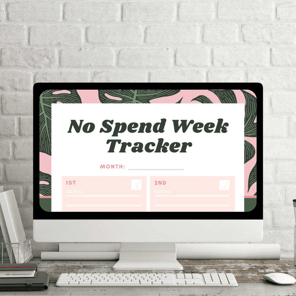 7 Day No Spend Challenge (Printable) — Minimize My Mess