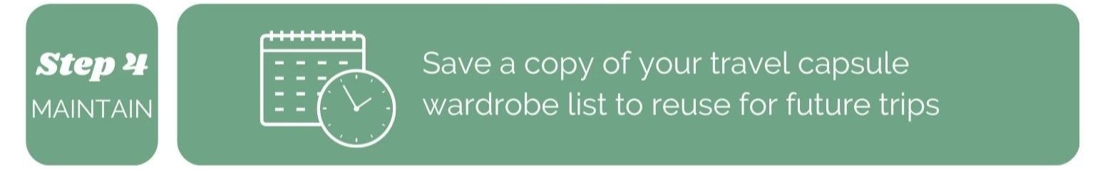 The Only Travel Capsule Wardrobe Checklist You’ll Ever Need (cheat ...