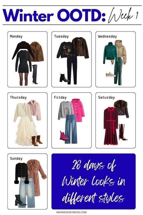 Winter OOTD: 28 days x 28 styles — Minimize My Mess
