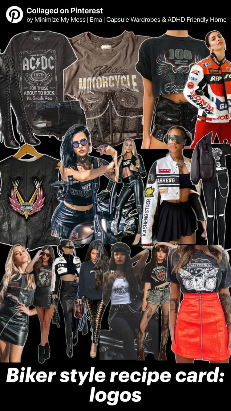 Biker Style Guide (with Tips, Colors & Outfit Formulas) — Minimize My Mess