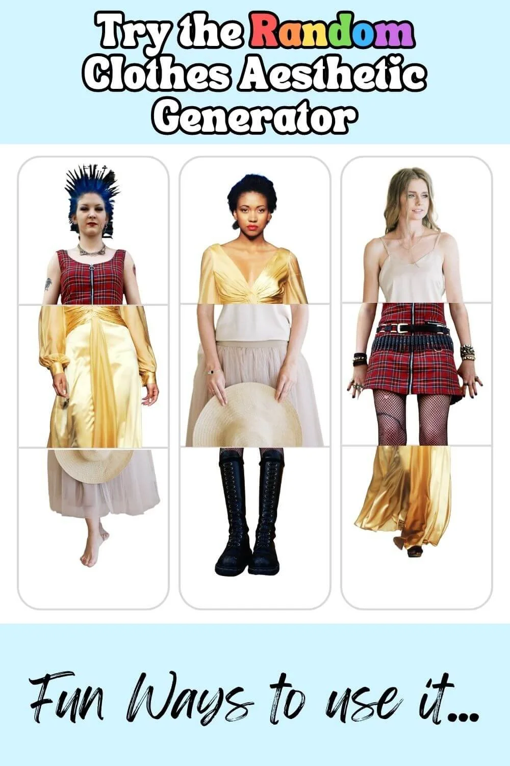 Random Aesthetics Generator for clothing styles — Minimize My Mess