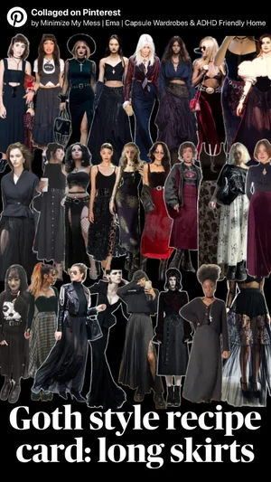 Goth Style Guide (with Tips, Colors & Outfit Formulas) — Minimize My Mess