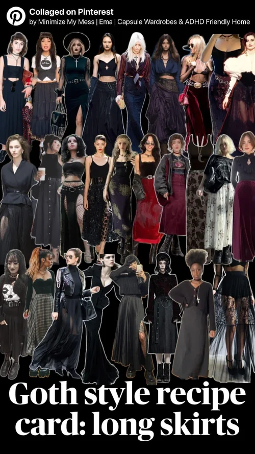 Goth Style Guide (with Tips, Colors & Outfit Formulas) — Minimize My Mess