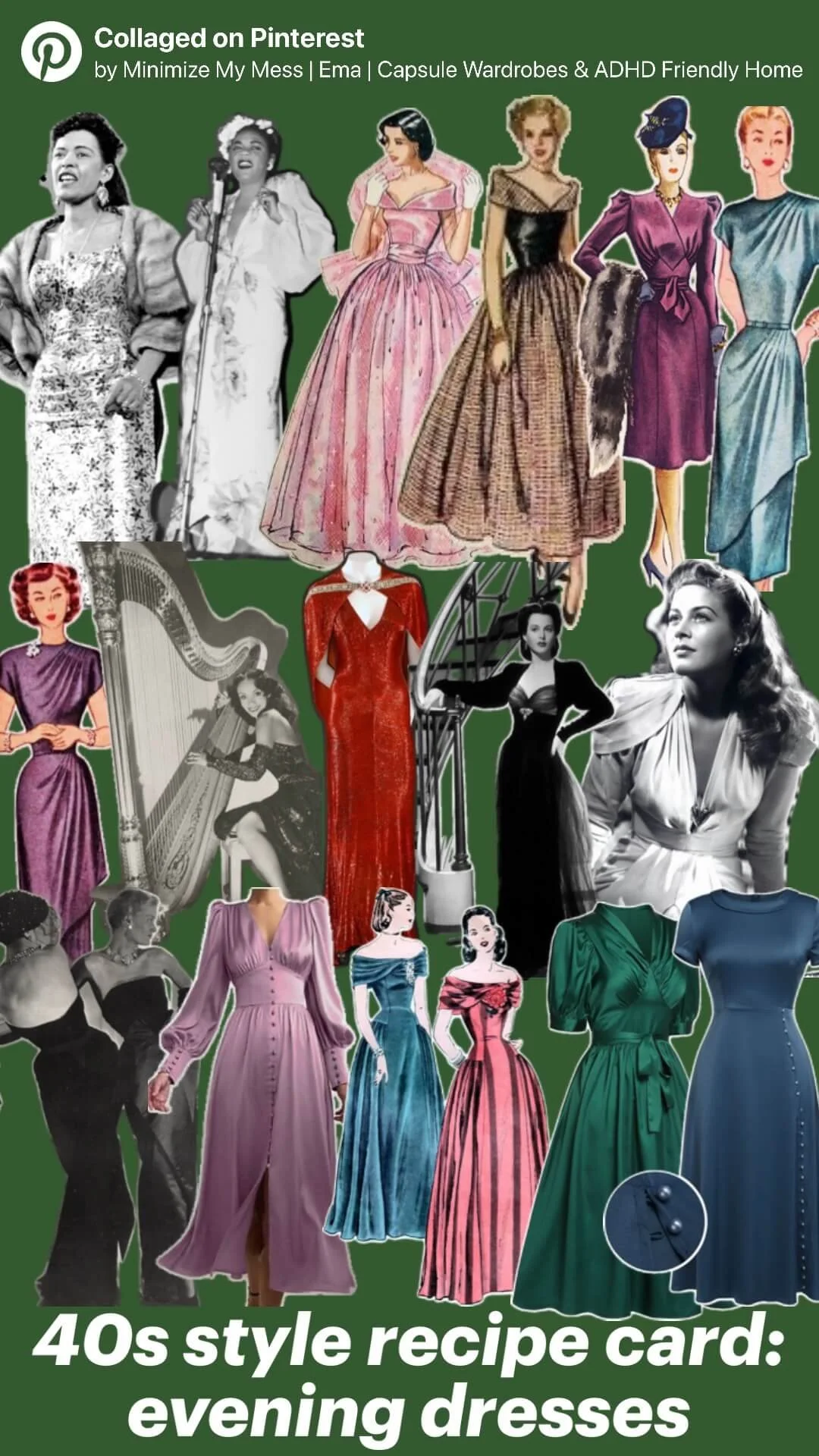40s Style Guide (with Tips, Colors & Outfit Formulas) — Minimize My Mess