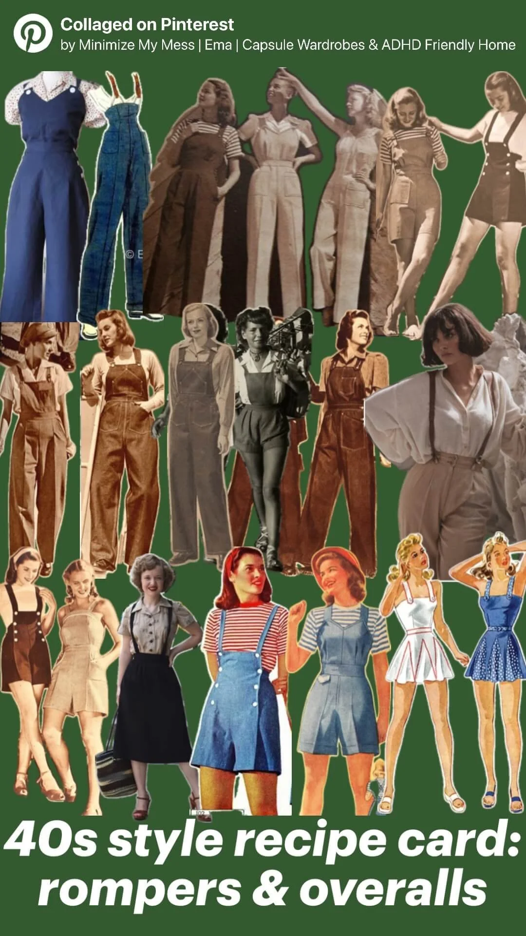 40s Style Guide (with Tips, Colors & Outfit Formulas) — Minimize My Mess