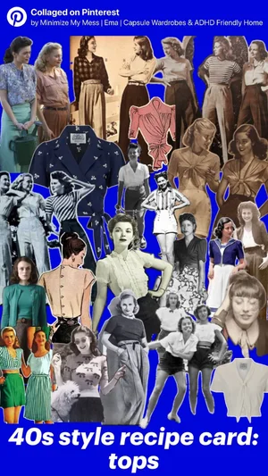 40s Style Guide (with Tips, Colors & Outfit Formulas) — Minimize My Mess