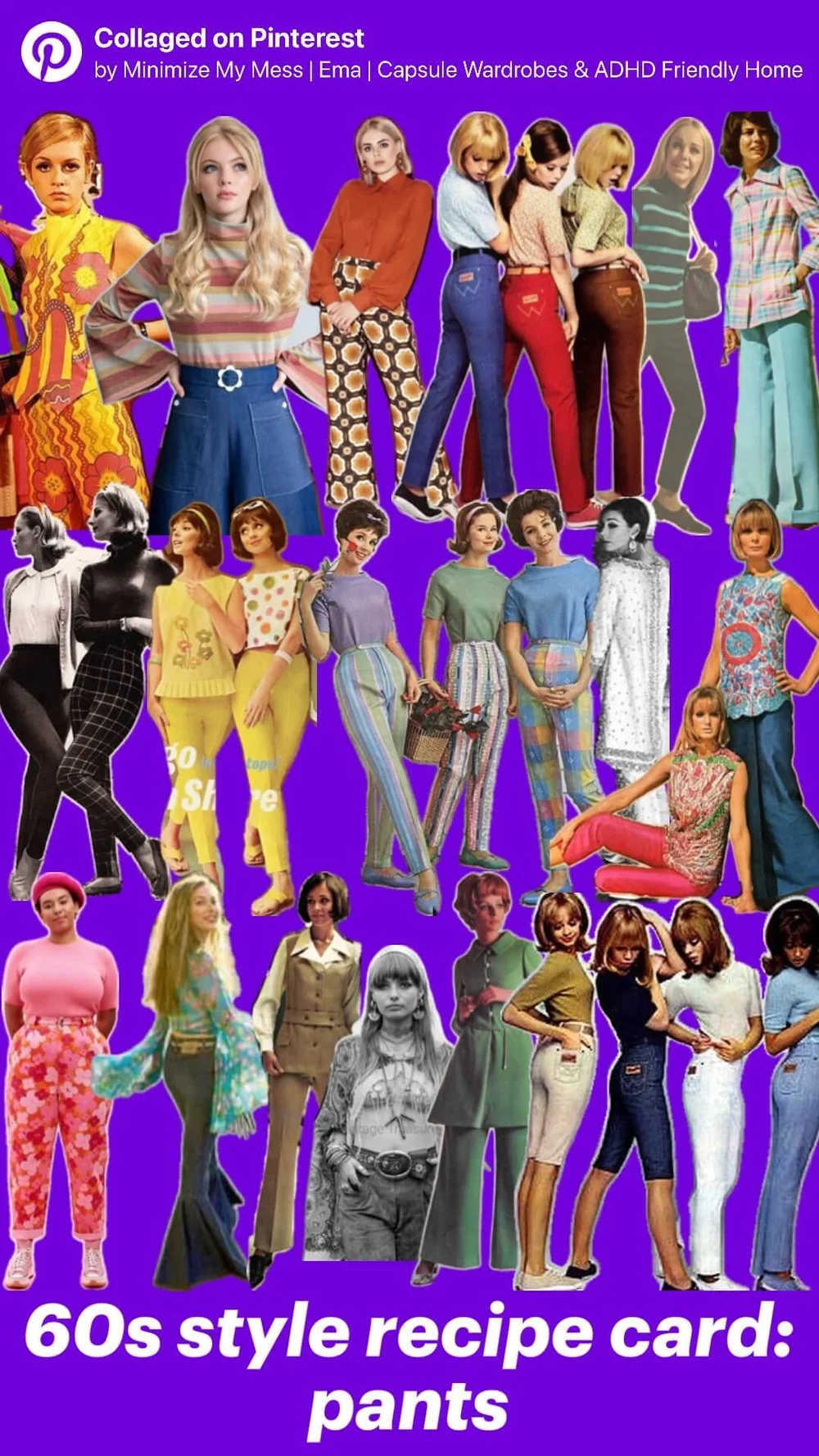 60s Style Guide (with Tips, Colors & Outfit Formulas) — Minimize My Mess