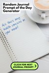 Free Journal Prompt of the Day — Minimize My Mess