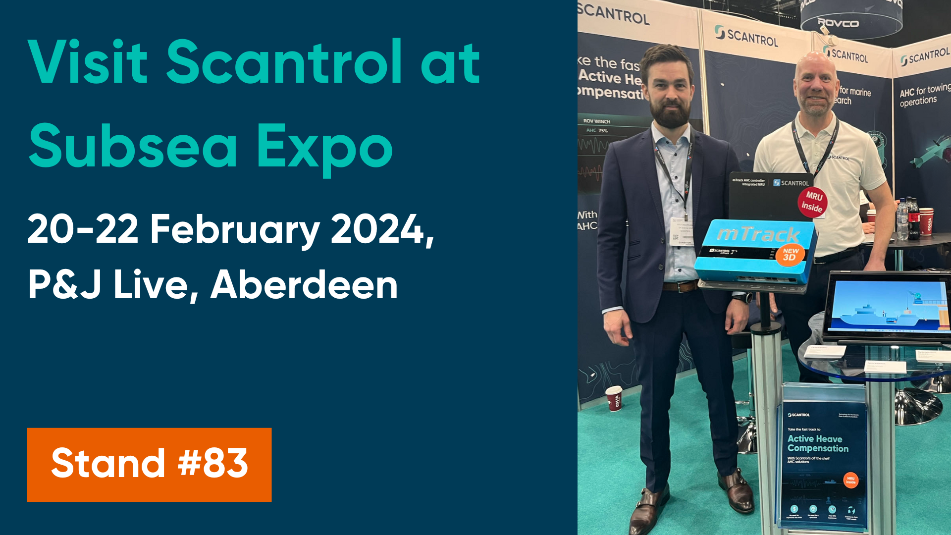 Meet Scantrol At Subsea Expo 2024, Aberdeen, 20-22 February at stand ...