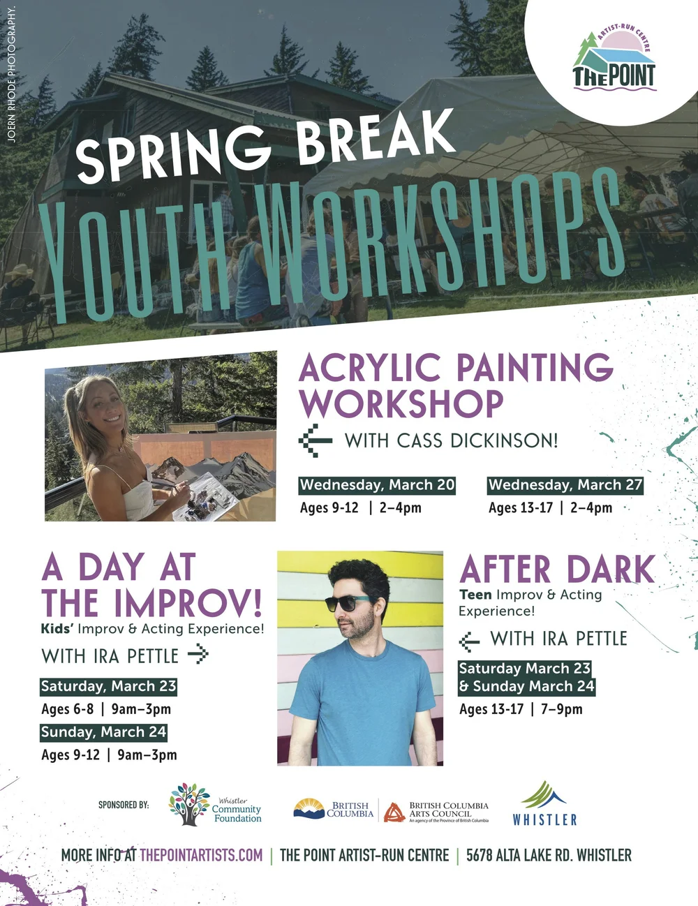 Spring Workshops — The Point Artist-Run Centre