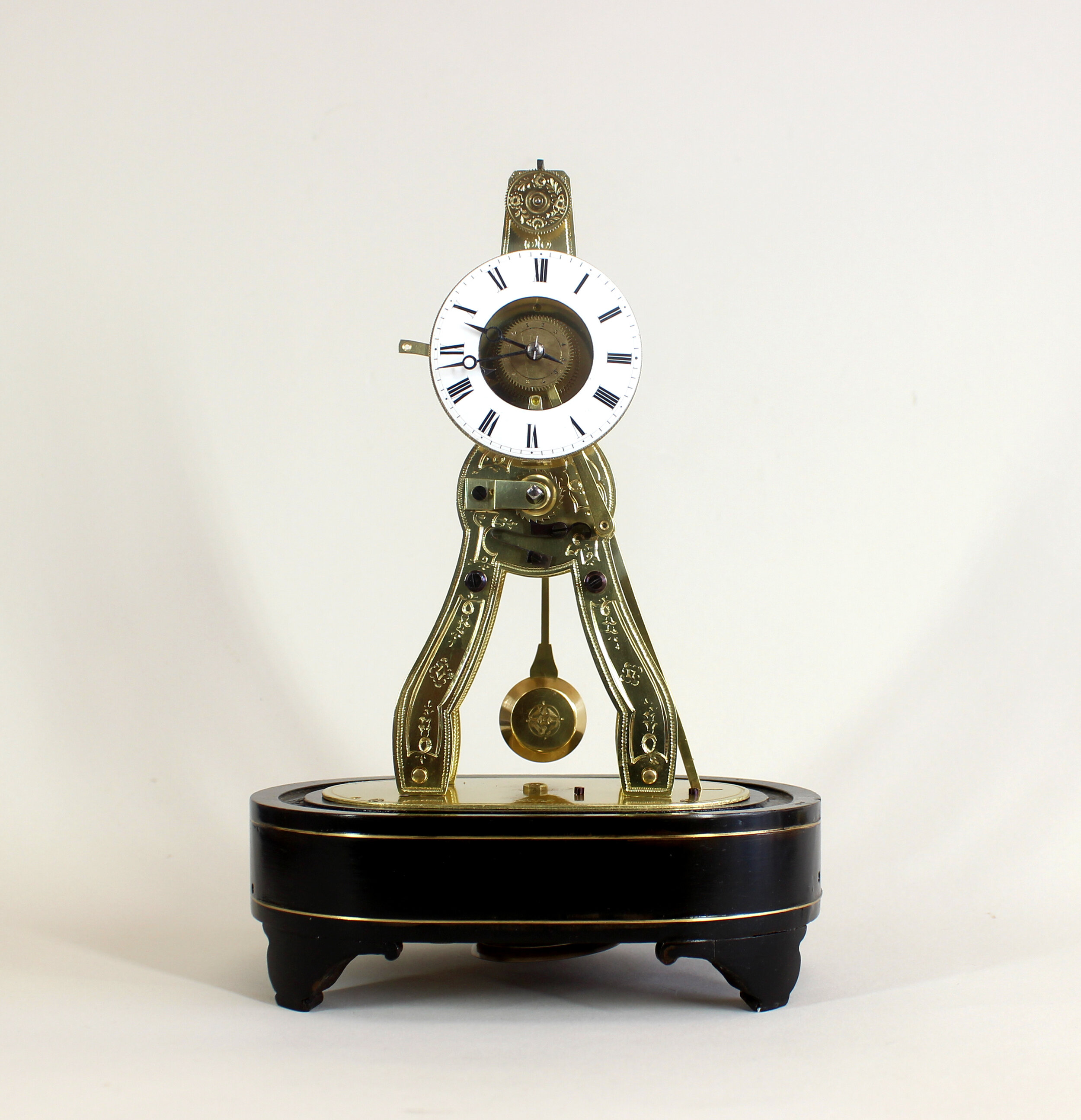 Miniature Skeleton Alarm Clock — Chalfont Clocks Repairs and ...