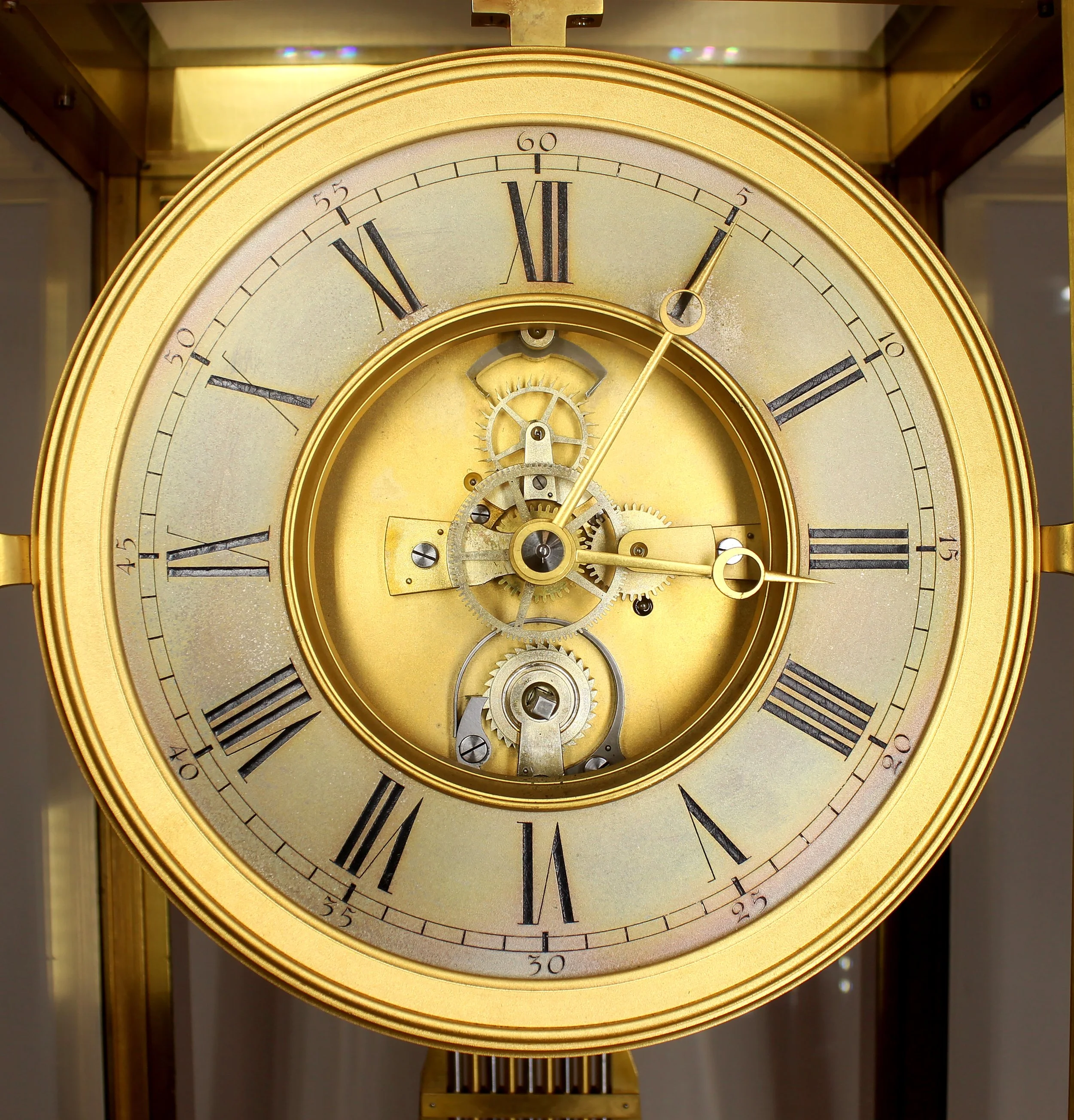 Goliath Five Glass table Regulator by Fernand François SOLD — Chalfont ...