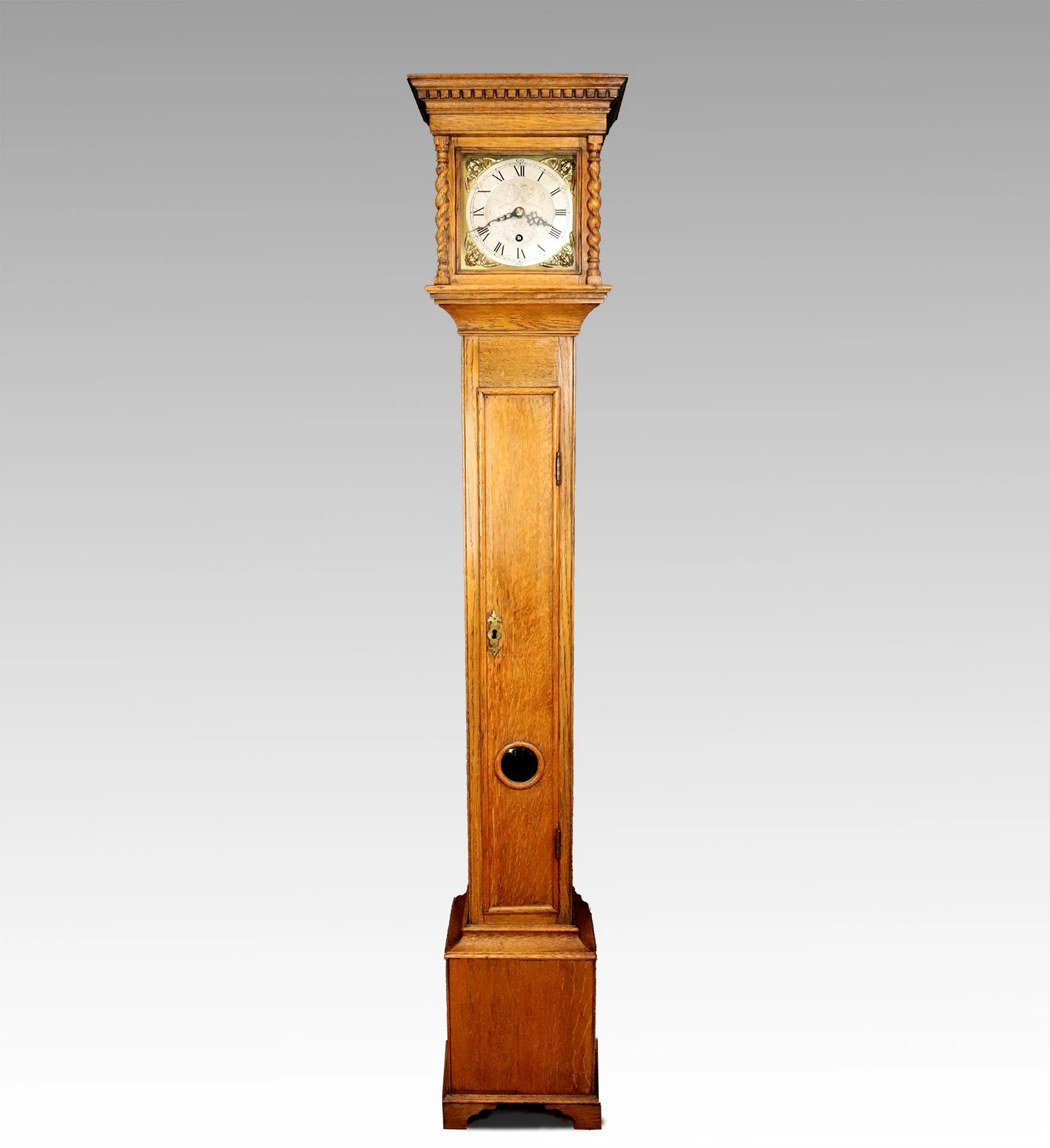Miniature Oak Longcase Clock — Chalfont Clocks Repairs and Restoration ...