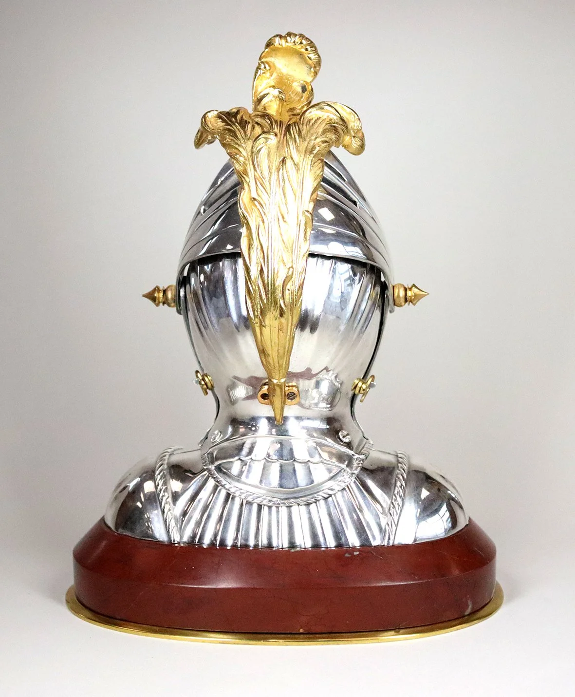 Guilmet Novelty Desk Timepiece in the shape of a Knight's Helmet ...